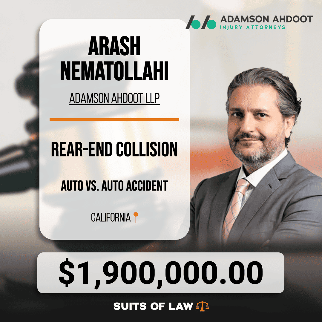 $1.9M for Rear-End Crash in San Francisco | Adamson Ahdoot